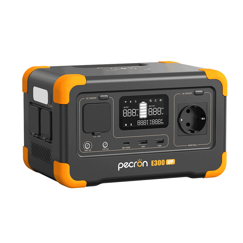 PECRON E300LFP Expandable Portable Power Station 600W 288Wh – Pecron-eu