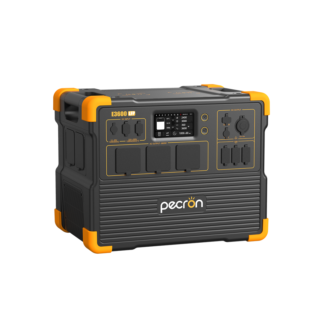 PECRON E3600LFP Expandable Portable Power Station 3600W 3072Wh – Pecron-eu