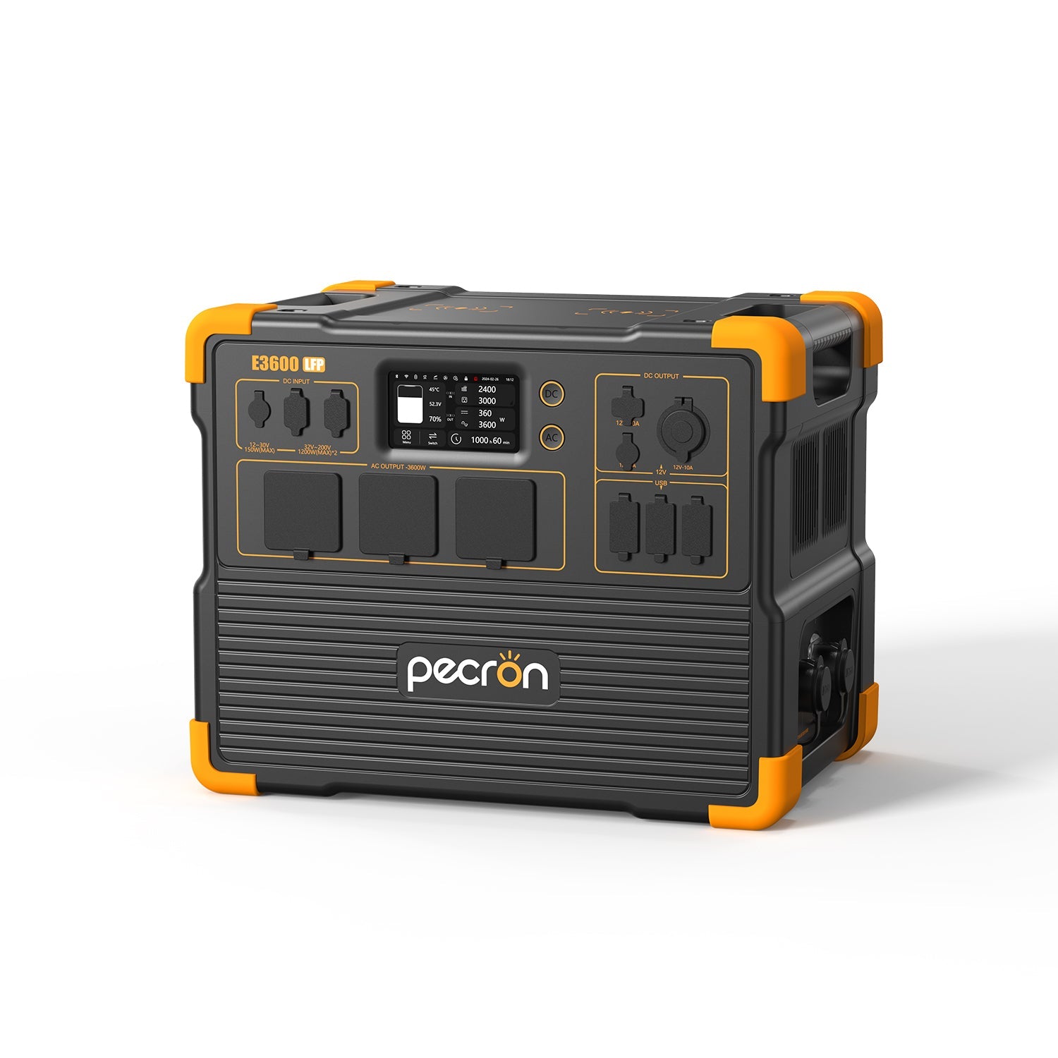 PECRON E3600LFP Expandable Portable Power Station 3600W 3072Wh – Pecron-eu